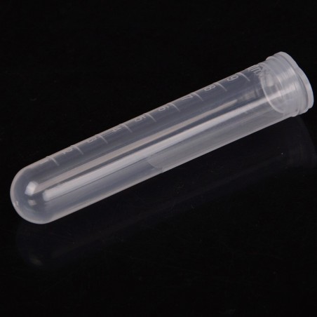Price: €0.55 - Transparent Clear Test Tube With lid 10 ml